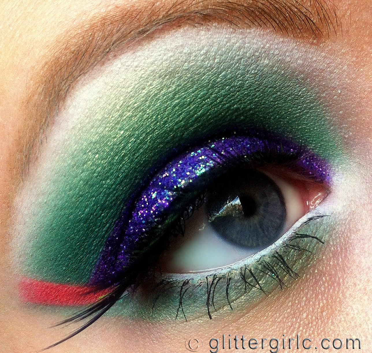 Tropical Bird makeup 3 | GlitterGirlC