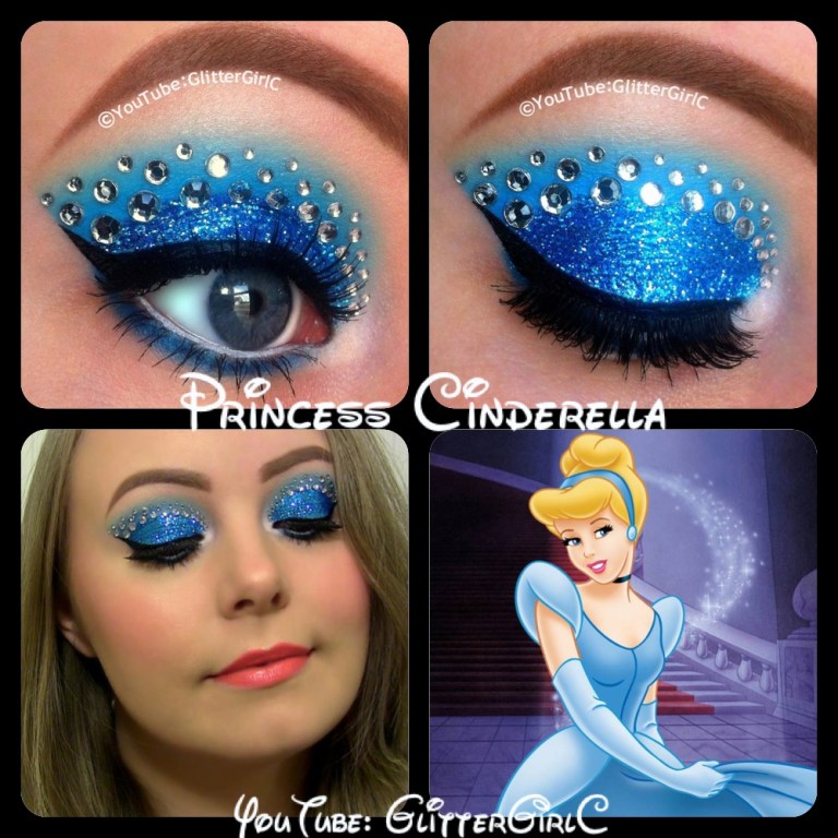 Disney Princess Cinderella makeup | GlitterGirlC