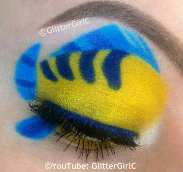 Flounder Makeup :D | GlitterGirlC