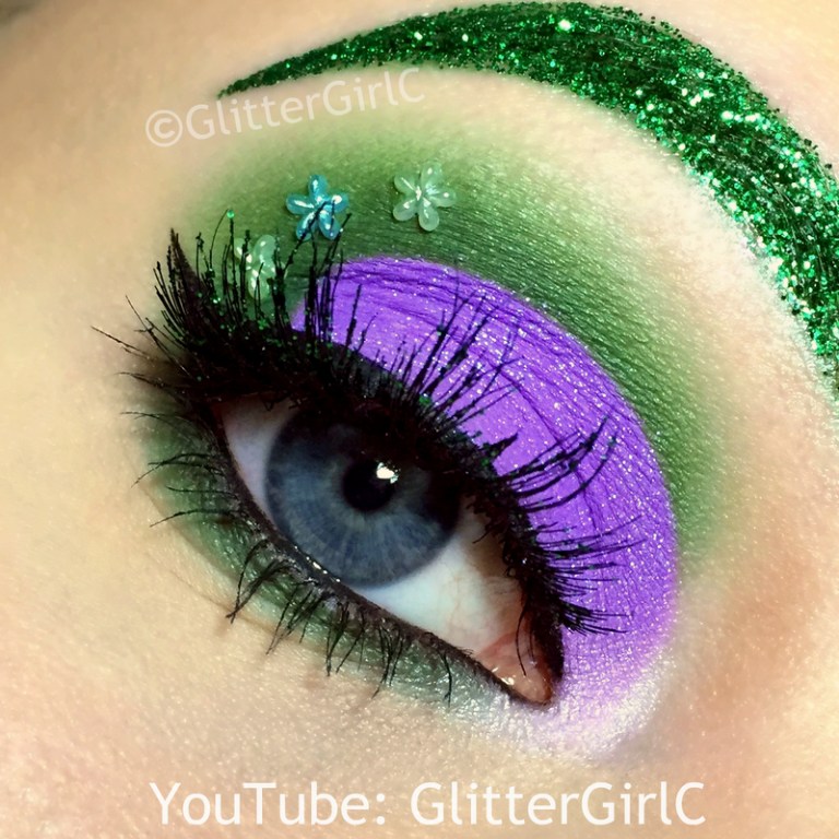 Inside Out Disgust makeup | GlitterGirlC