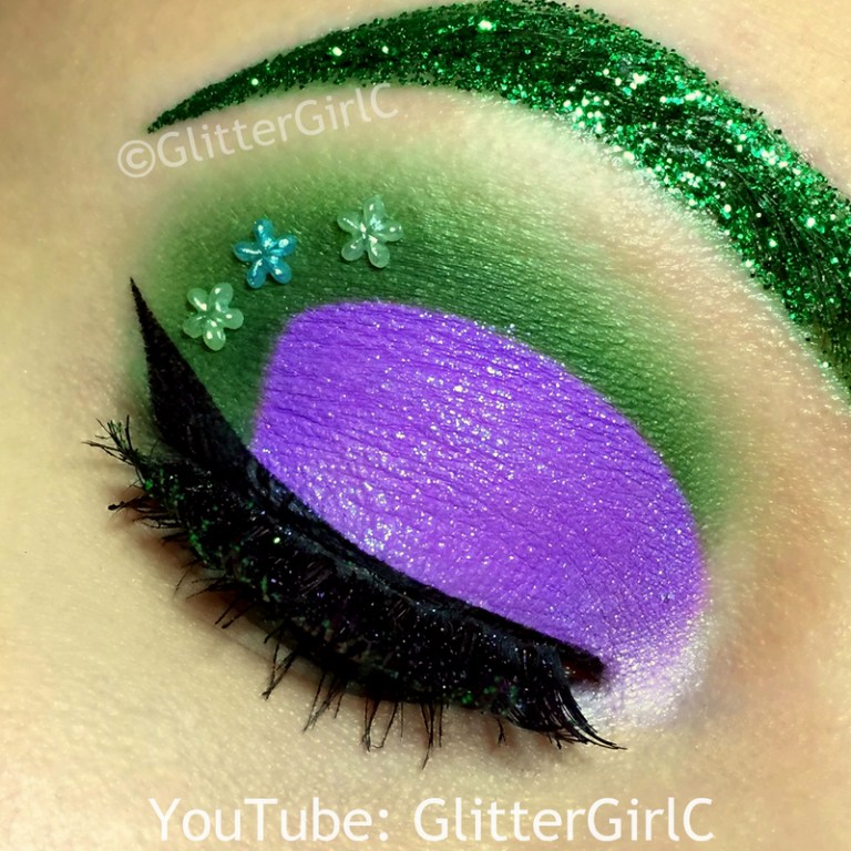 Inside Out Disgust Makeup :D | GlitterGirlC
