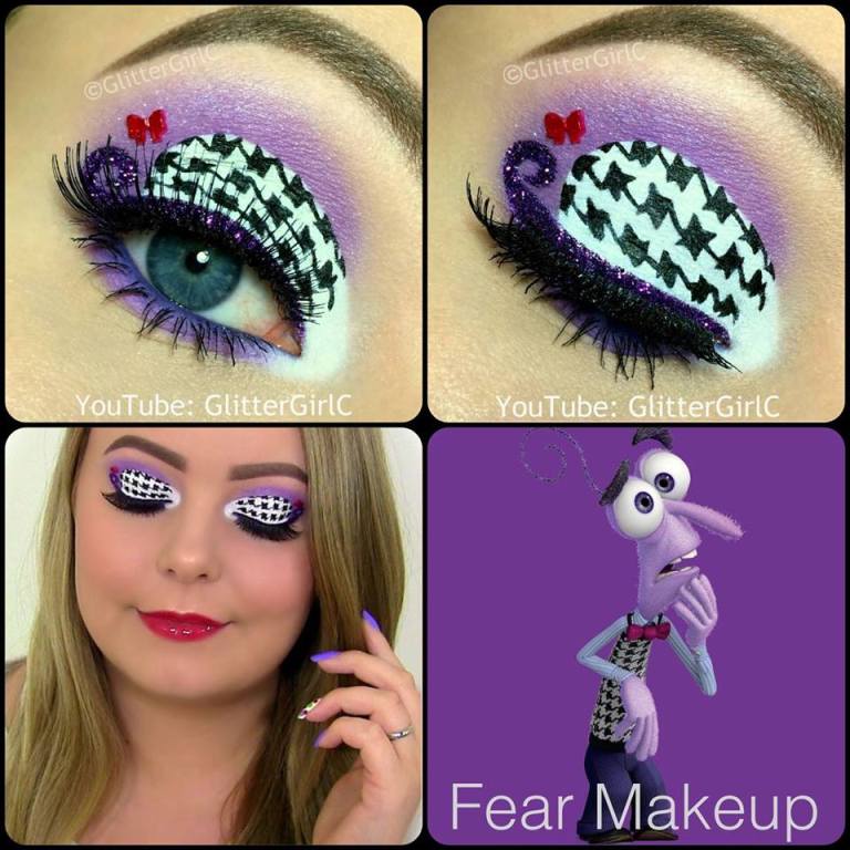 Inside Out Fear Makeup :D | GlitterGirlC